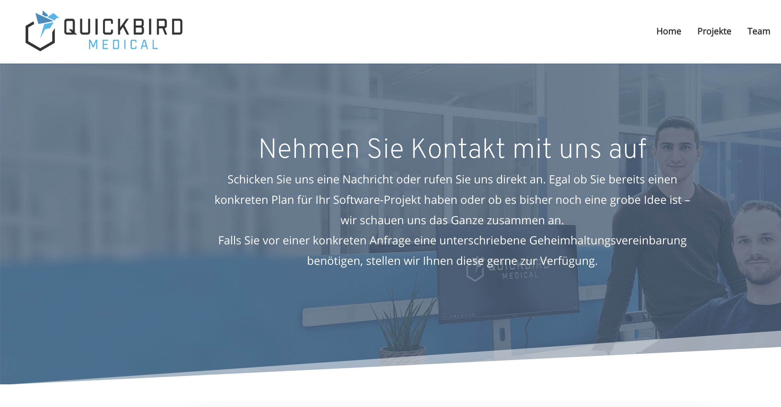 Kontakt - QuickBird Medical