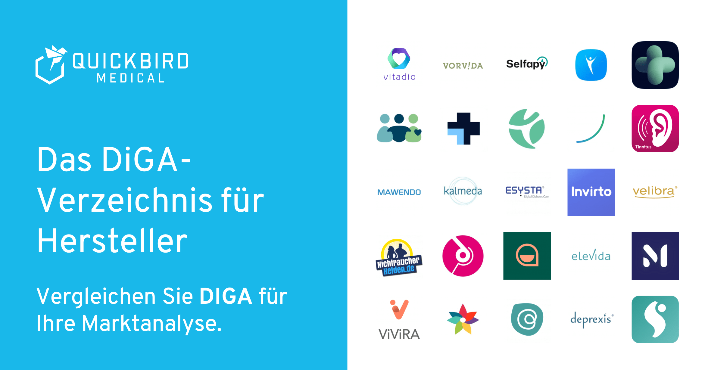 DiGA-Verzeichnis für Hersteller - QuickBird Medical