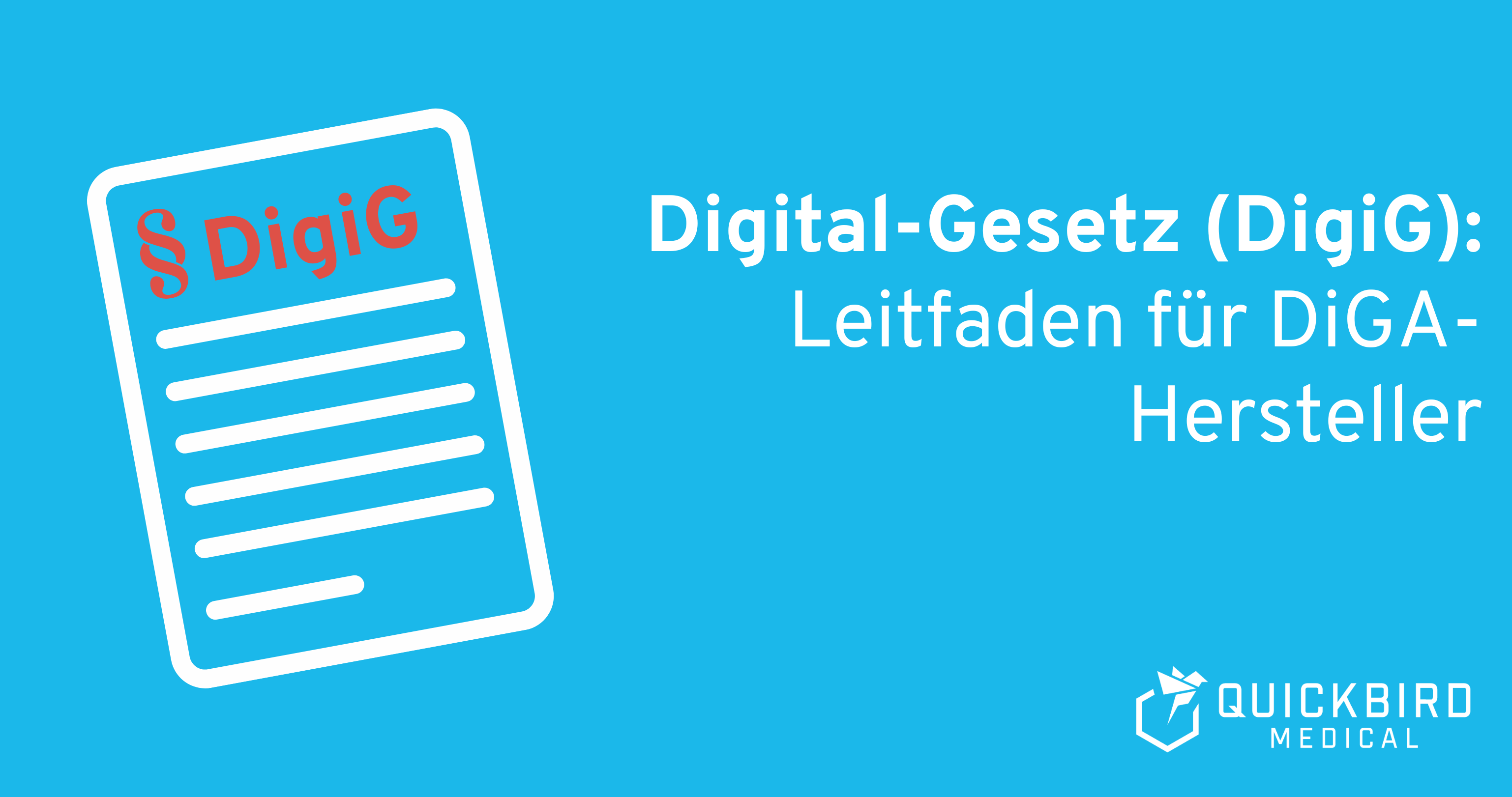 Das Digital-Gesetz (DigiG): Leitfaden für DiGA-Hersteller
