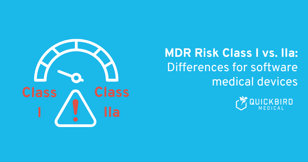MDR Risk Class I & IIa: Differences for software medical devices